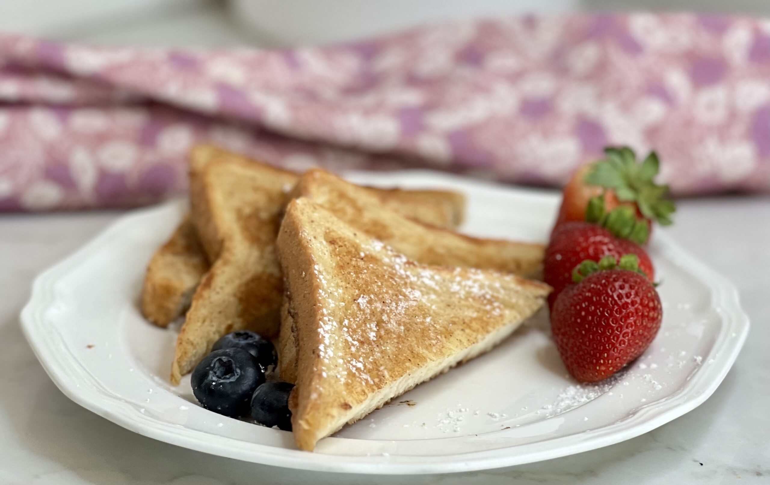 How to make French toast with no eggs; vegan option - Yes, Yum, Go!