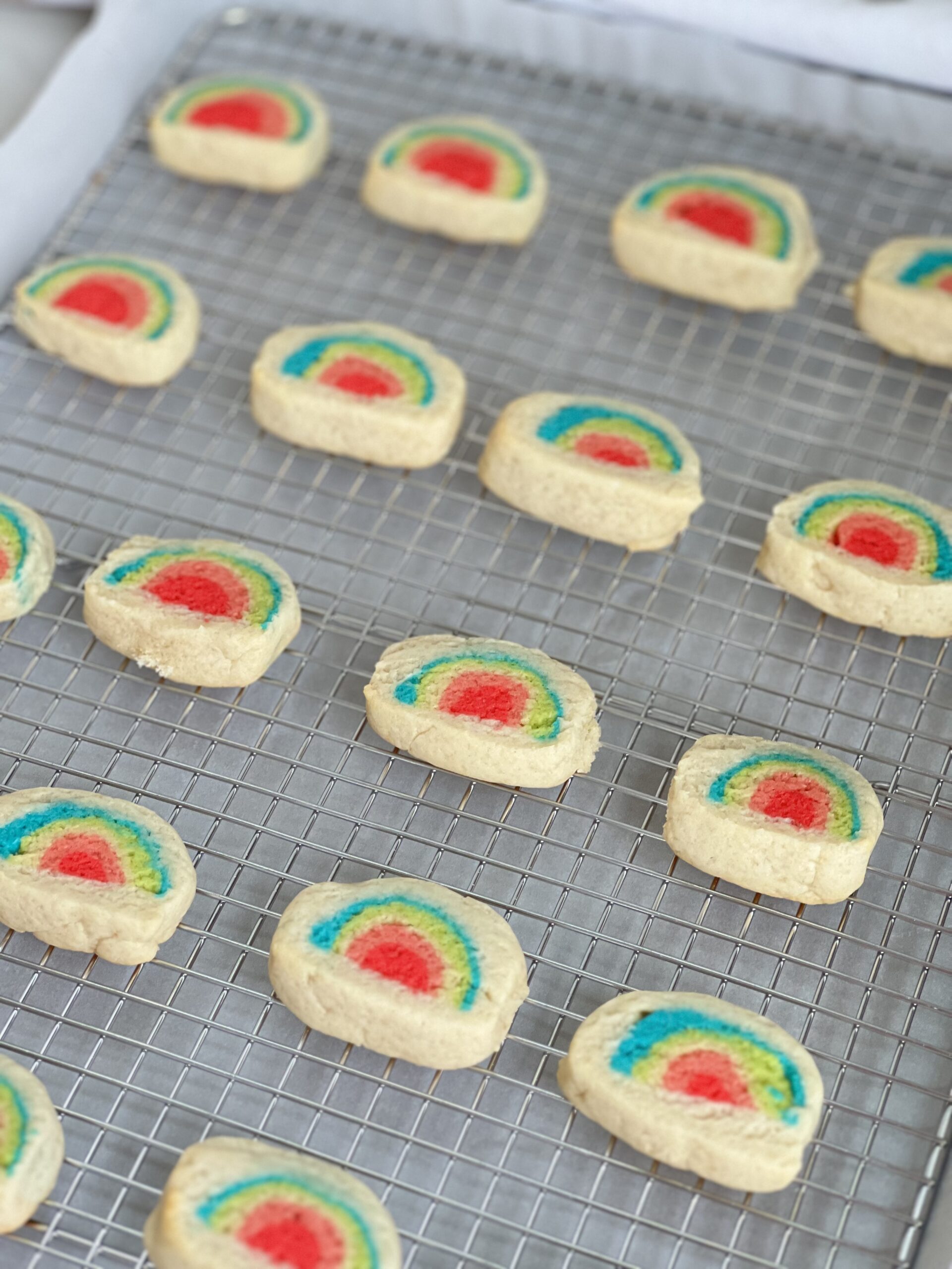 Cut and Bake Rainbow Sugar Cookies [egg free, nut free] - Yes, Yum, Go!